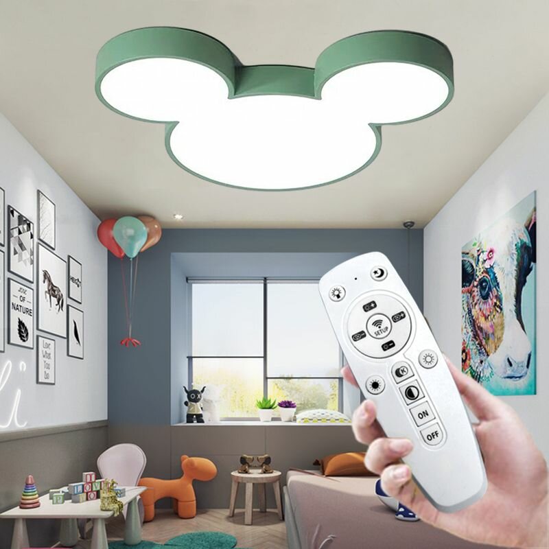 Мультяшный потолочный светильник, трехцветный светильник