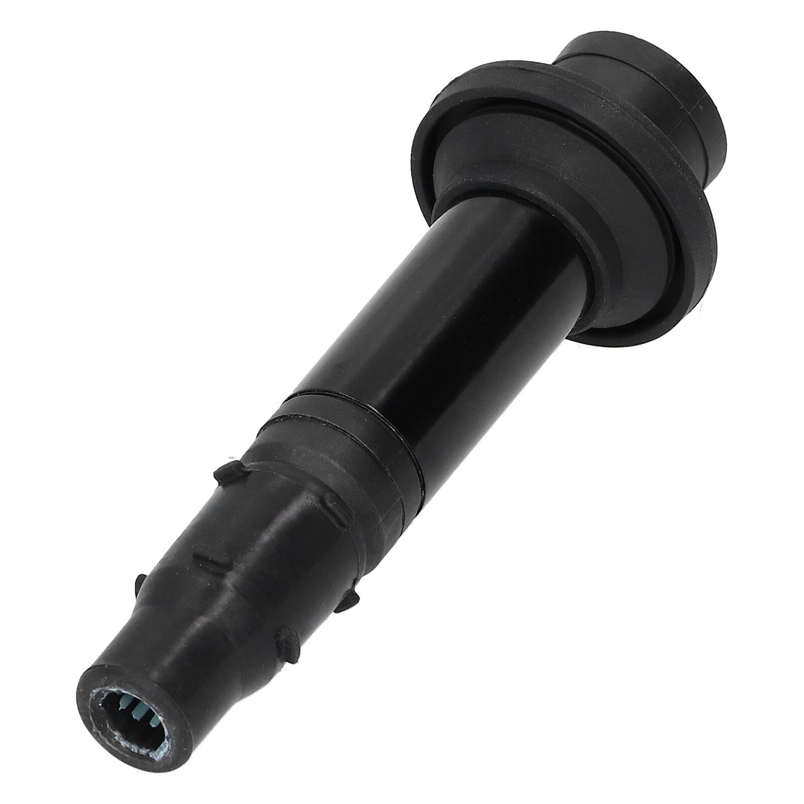 Катушка зажигания 5EB-82310-00-00 F6T549, черная, длина 131 мм, 2 контакта, сопротивление 0,5 Ом, запасная деталь для Yamaha YZF R6 600 1999-2002, 1 шт.