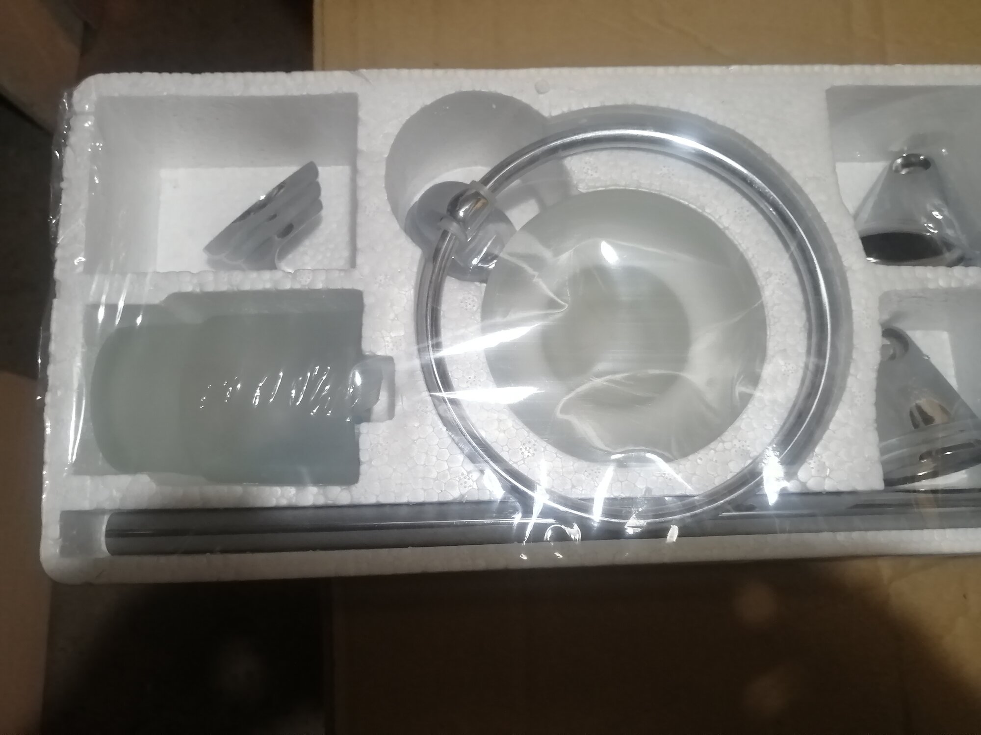 Набор аксессуаров для ванной Lasko 7200 Eco, 6 предметов, хром.