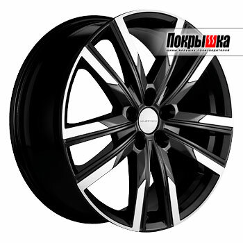 Диски литые Khomen KHW1905 7.5х19/5х114.3 D60.1 ET35.0, Black-FP
