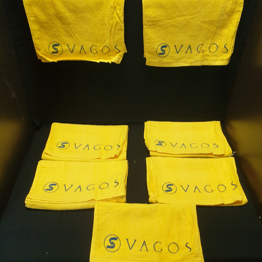 Полотенце "VAGOS" желтое СССР. Цена за штуку.