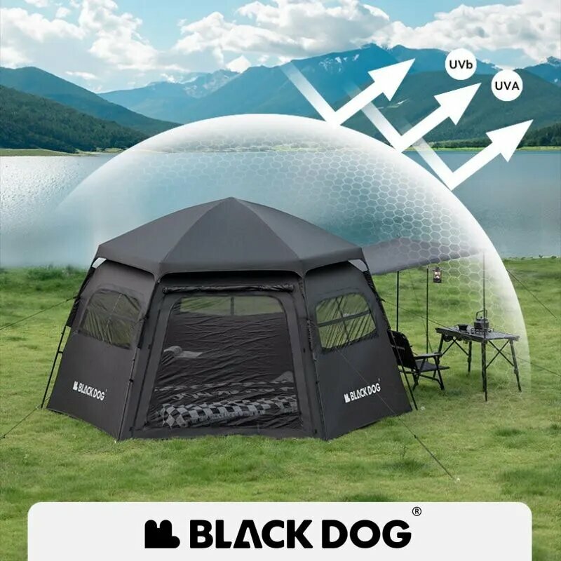 Шестиугольная автопалатка BLACKDOG