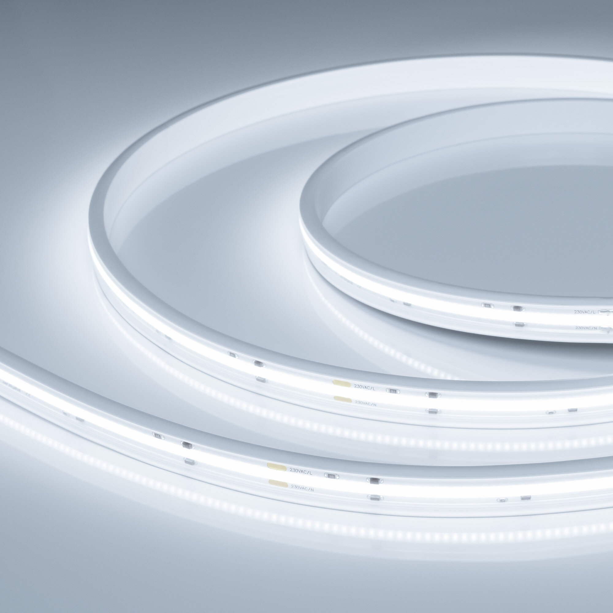 Лента светодиодная Arlight Лента герметичная ARL-PV-X720-15mm 230V White6000 (14 W/m, IP65, 50m) (Arlight, -), 50м