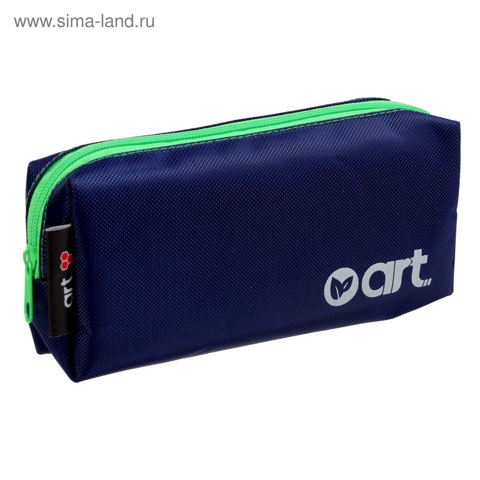 Calligrata Пенал мягкий 1 отделение 84 х 195 х 40 мм, объёмный К-22 "Большой Art" синий