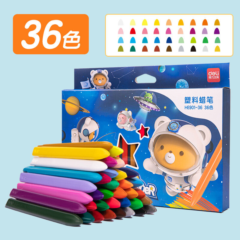 Мелки Deli, 36 цветов, для рисования граффити