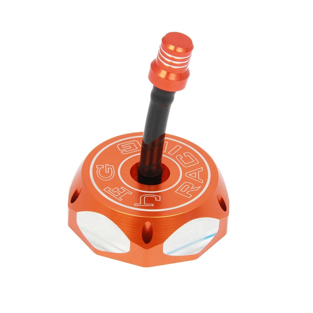 Крышка бензобака с ЧПУ для мотоцикла KTM Mini SX EXC EGS MXC LC4 50 85 105 125 200 250 300 Оранжевый