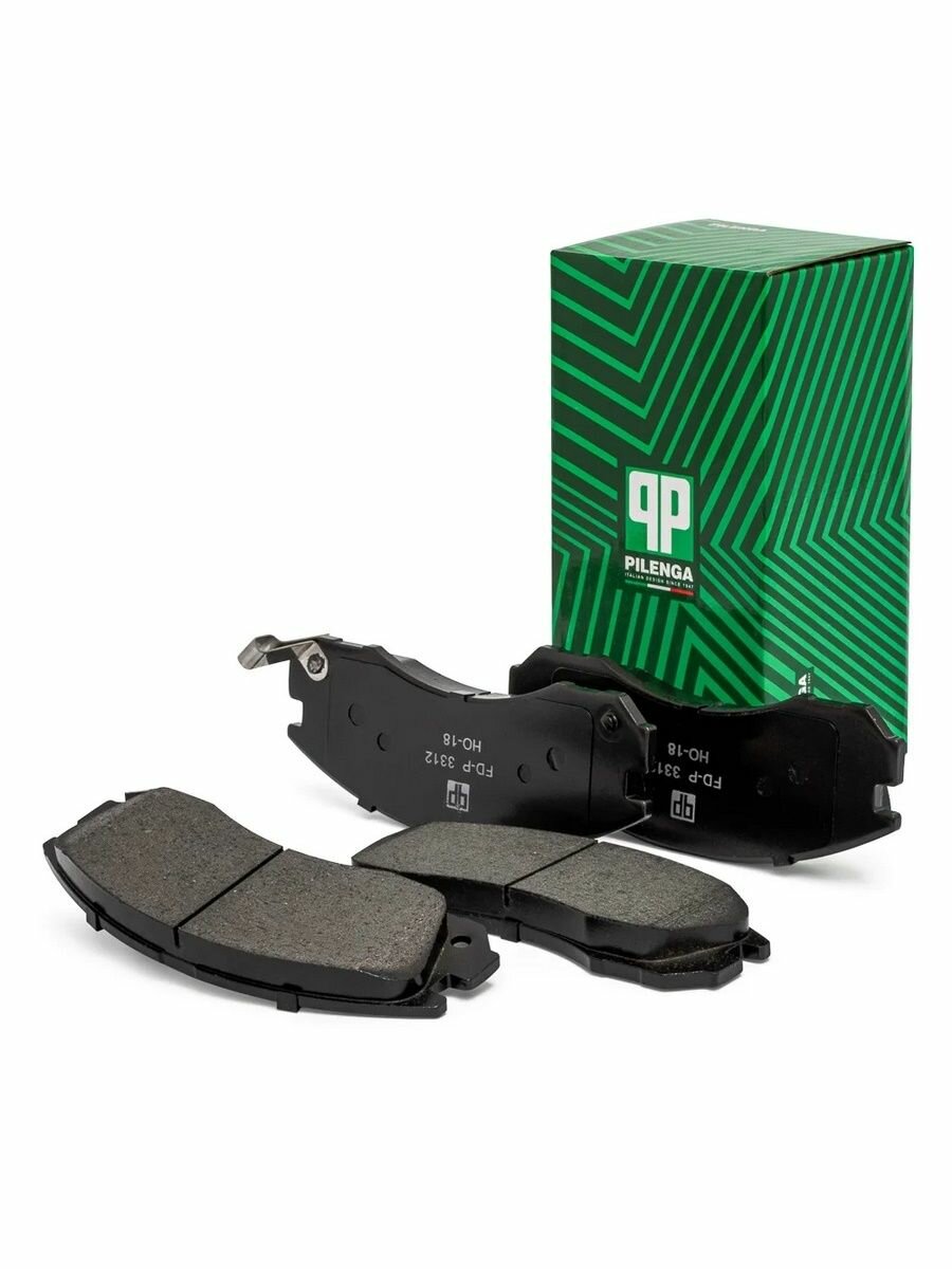 Тормозные колодки дисковые передние Pilenga FDP3312 для CITROEN C-Crosser, MITSUBISHI Lancer, Pajero