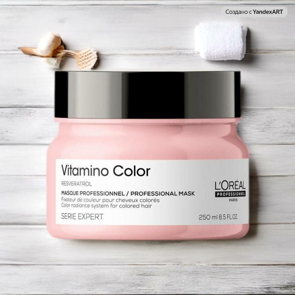 Профессиональная маска-фиксатор цвета Vitamino Color для окрашенных волос, 250 мл