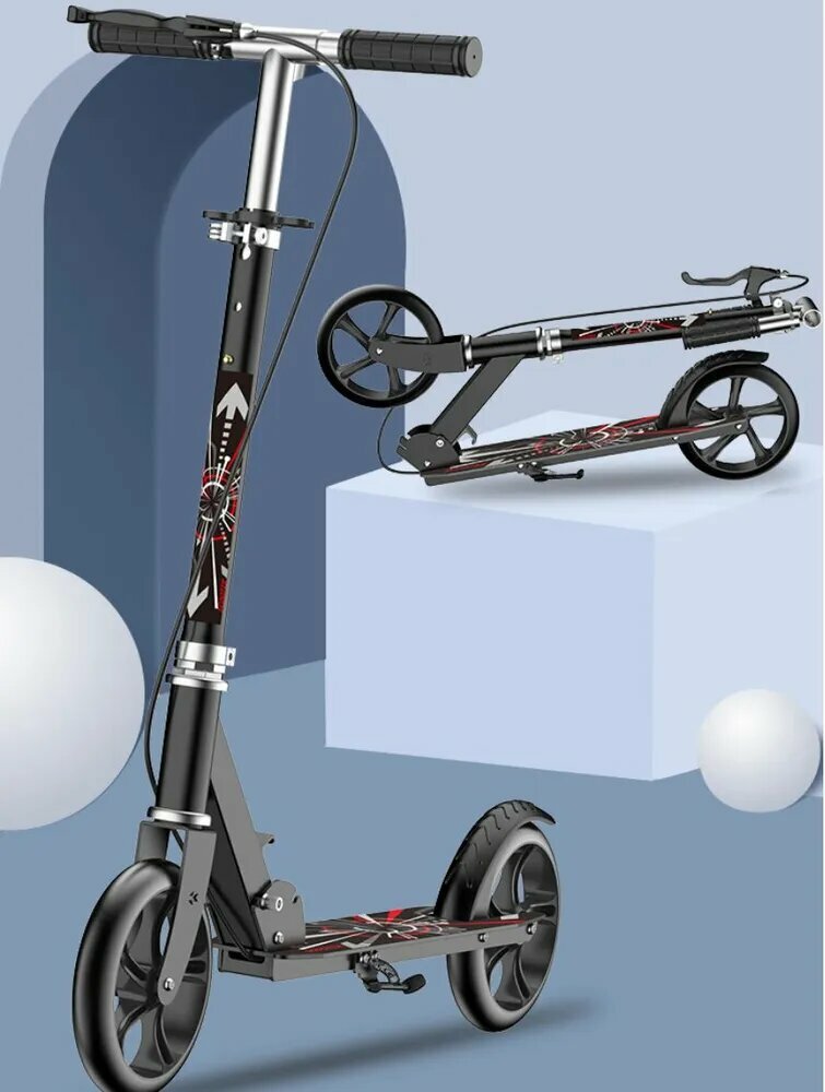 KNOW EASY-Самокат A2DEDBDDB3754220A44A1F018C803739, черный