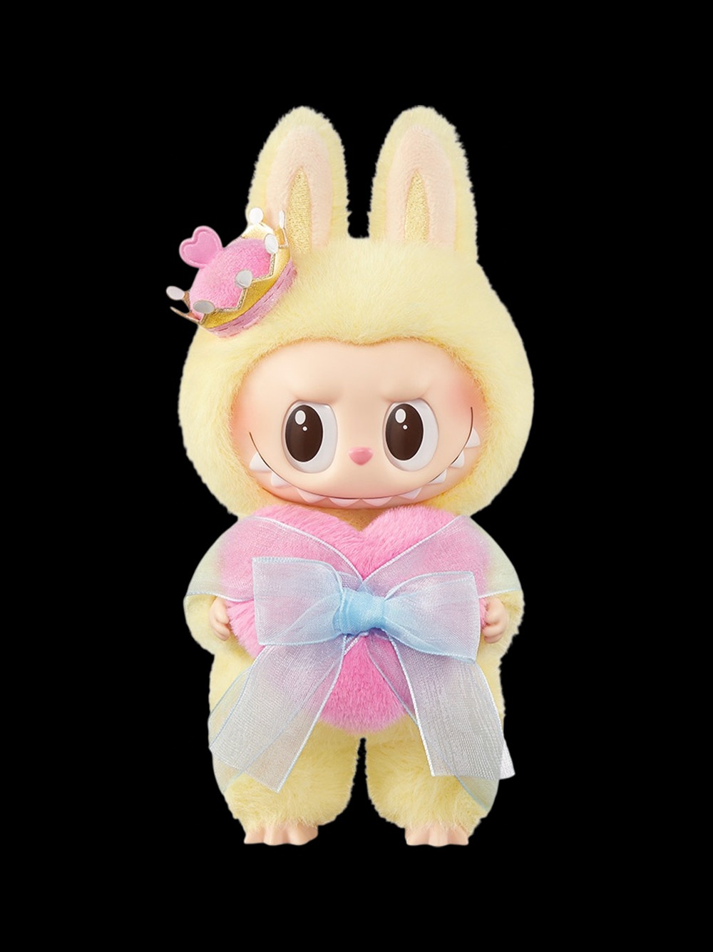 Коллекционная оригинальная фигура THE MONSTERS Let's Checkmate Series-Vinyl Plush Hanging Card / 17см / POPMART / Желтый