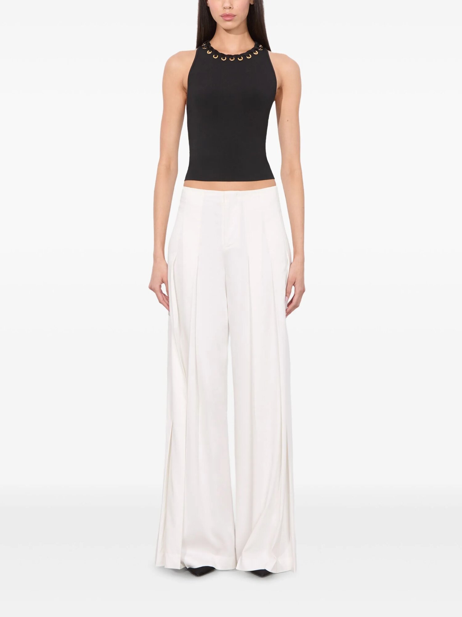 Топ Alice+Olivia Heidi, размер L, black/black — фото 1