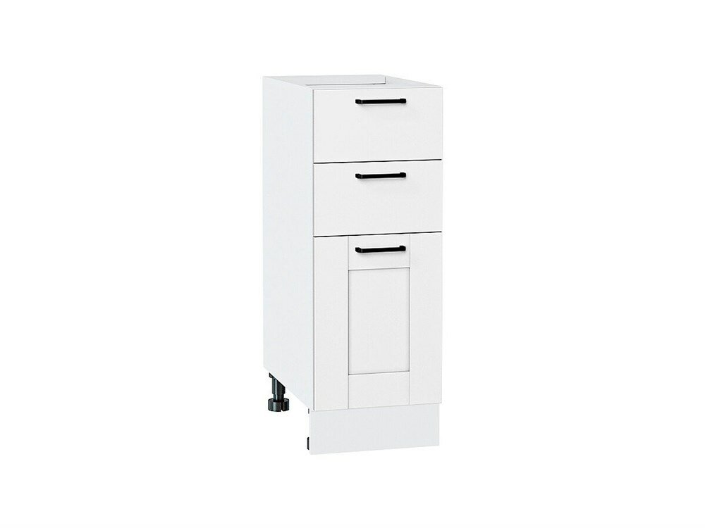 VVT Шкаф нижний с 3-мя ящиками Лофт Белый, Super White, 300