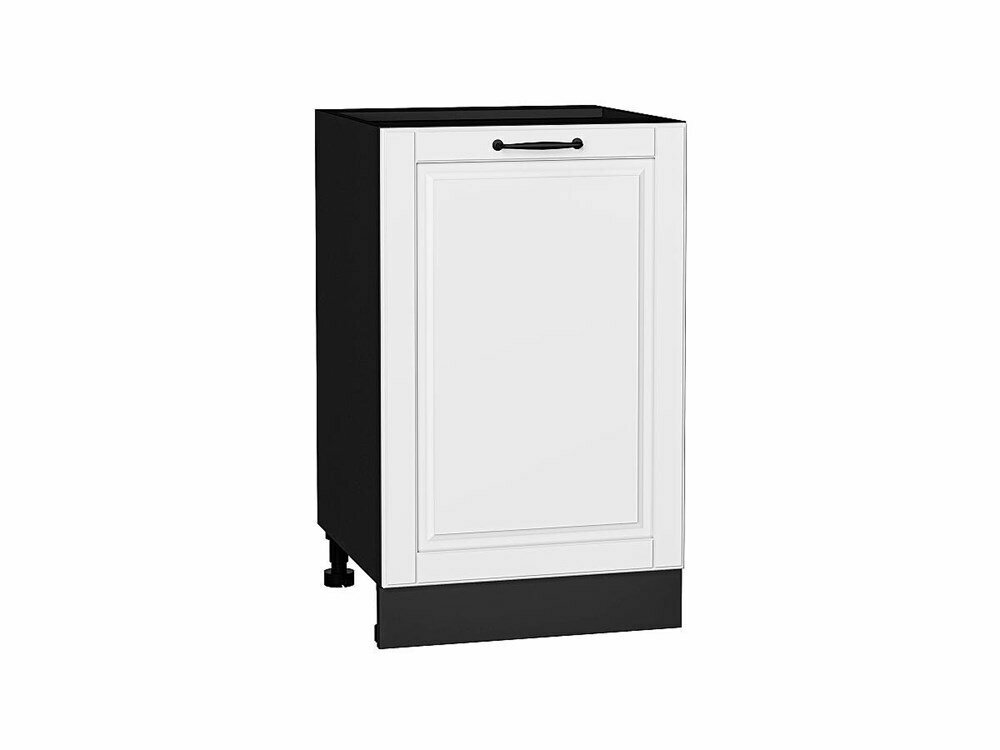 VVT Шкаф нижний с 1-ой дверцей Дублин Graphite, Special White, 500 В*Ш*Г 816*500*478, фасад МДФ Special White, корпус Graphite Special White