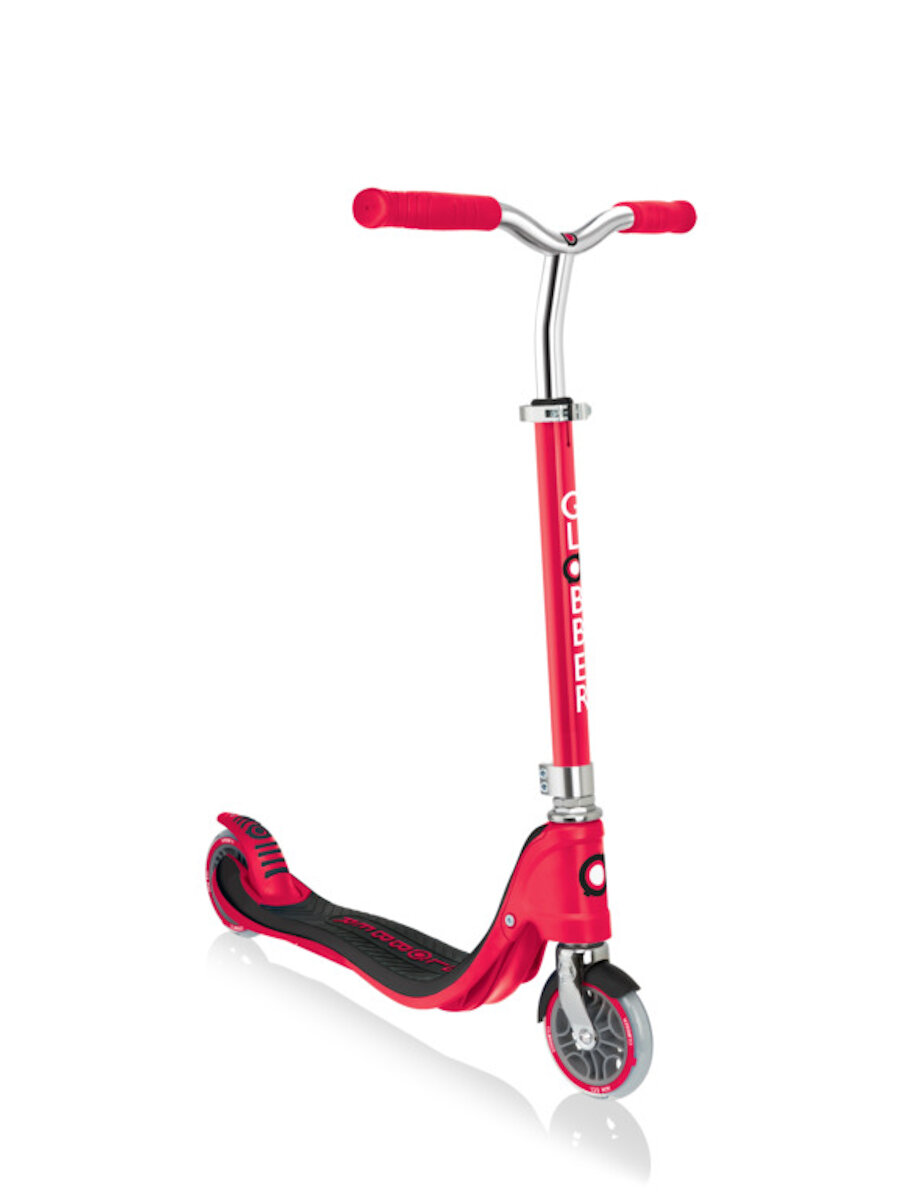 Детский самокат Globber FLOW 125 V2, двухколесный, нескладной - Red