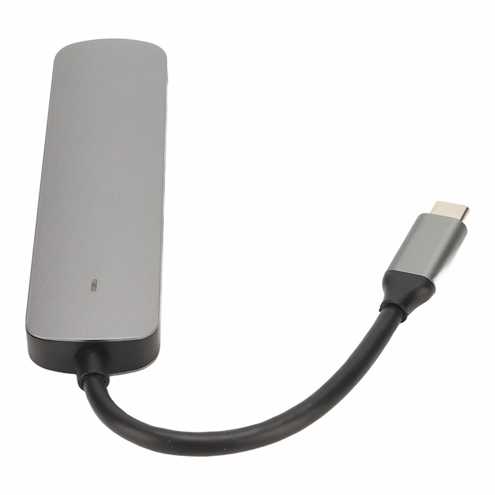 Док-станция 6-в-1: HDMI, USB 3.0/2.0, SD/TF, PD, серая