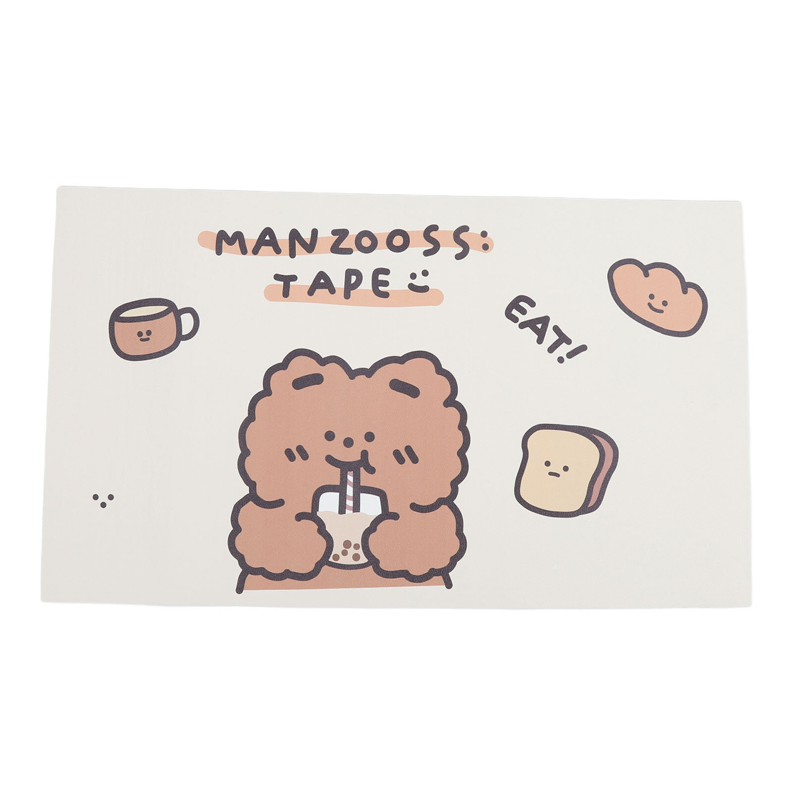 Коврик для кормления домашних животных, впитывающий, быстросохнущий, противоскользящий, легко моющийся, устойчивый к пятнам, коричневый