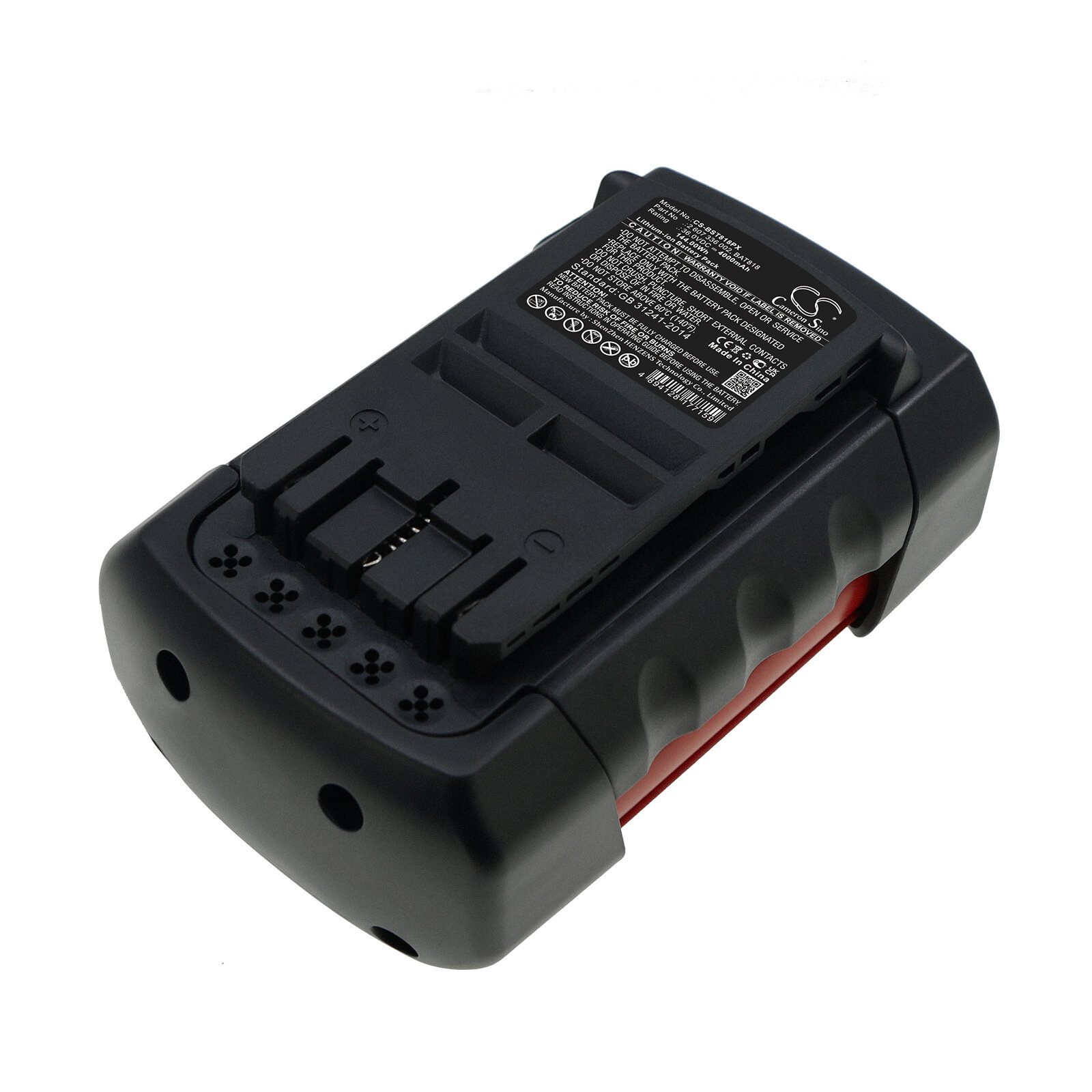 CS-BST818PX Категория Электроинструменты батарея Подходит для бренда Бош Подходит модель 11536C, 11536C-1, 11536C-2, 11536VSR 4000mAh / 144.00WhmAh 36.0V