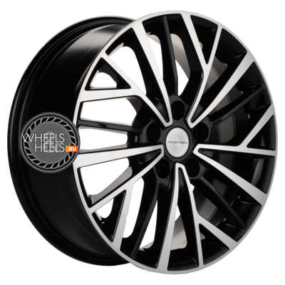 Диск автомобильный литой Khomen Wheels KHW1717 (Hyundai Elantra) 17x7 5x114.3 et49 dia67.1 Black-FP