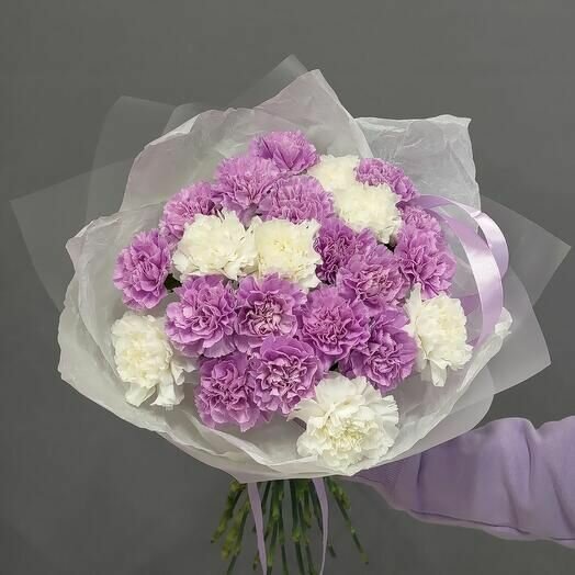 Монобукет из 23 гвоздик