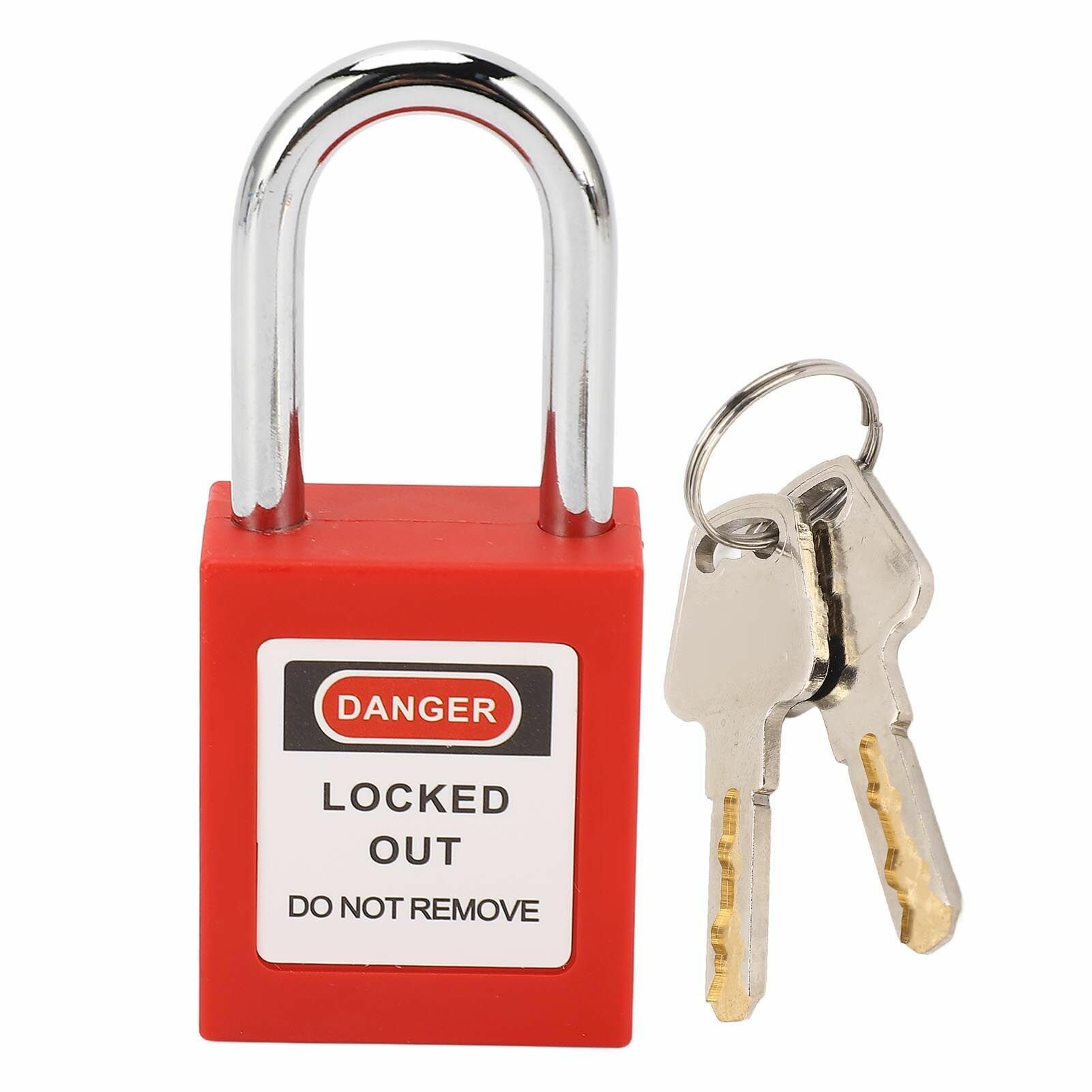 Замок-блокиратор из нержавеющей стали с 2 ключами, прочный корпус, высококачественная сталь, долговечный и устойчивый к коррозии, система блокировки для 1-2 человек