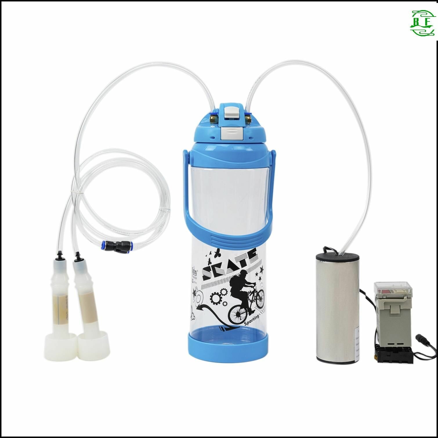 Электрический портативный доильный аппарат для коров, коз Milkis 3L, рогатого скота-hao -lj