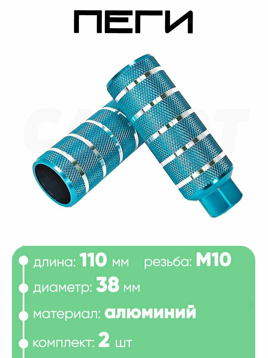 Пеги 110мм d-38мм, S38-01, резьба М10