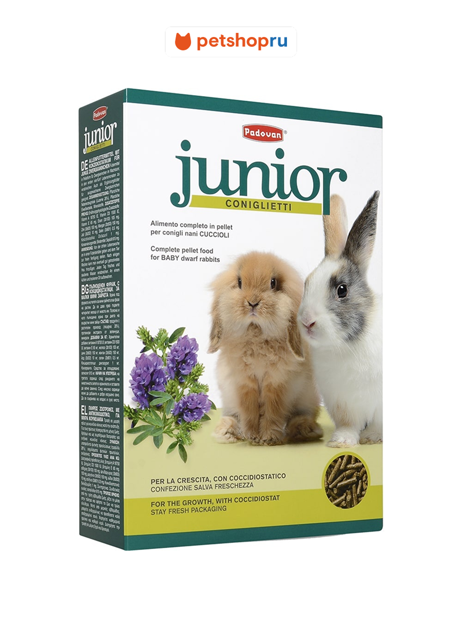 Padovan Корм для крольчат (Grandmix Junior Coniglietti), 850 г