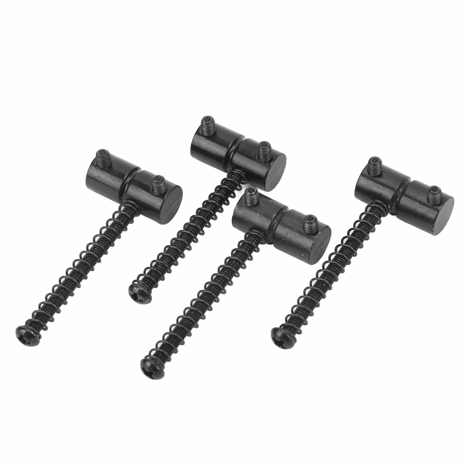 4 шт, металлическое седло для электрогитары, 4-струнное седло для бас-гитары, замена черного цвета