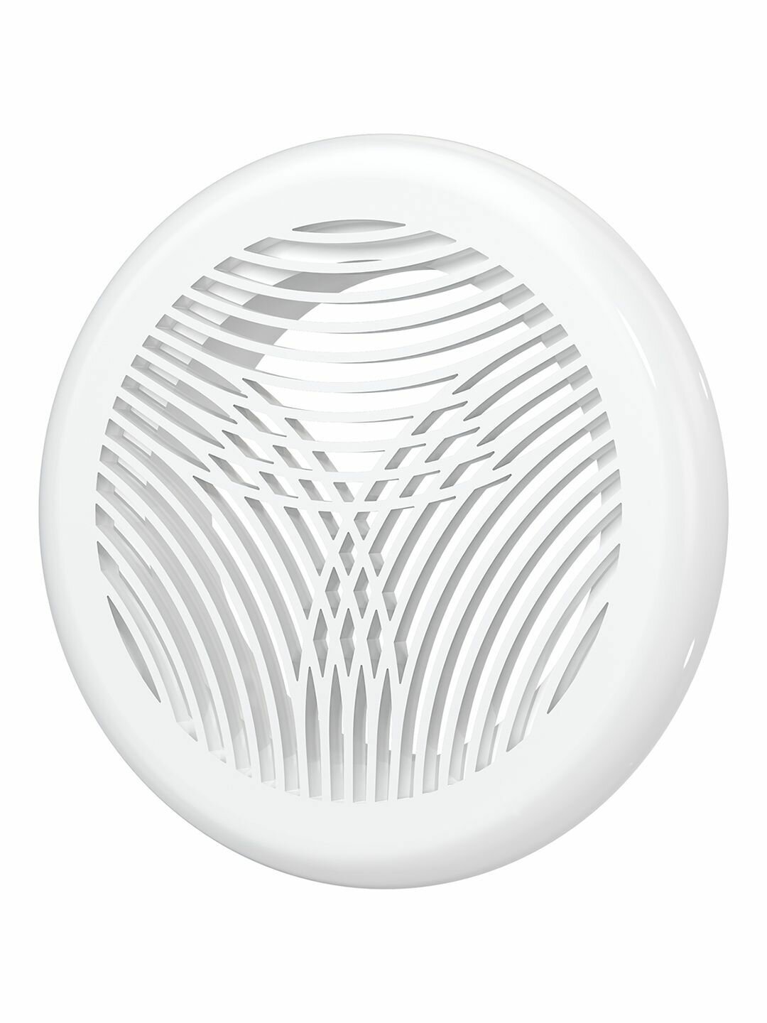 Решетка вентиляционная рпкф фланец D100 разъемная D143 пластик ERA