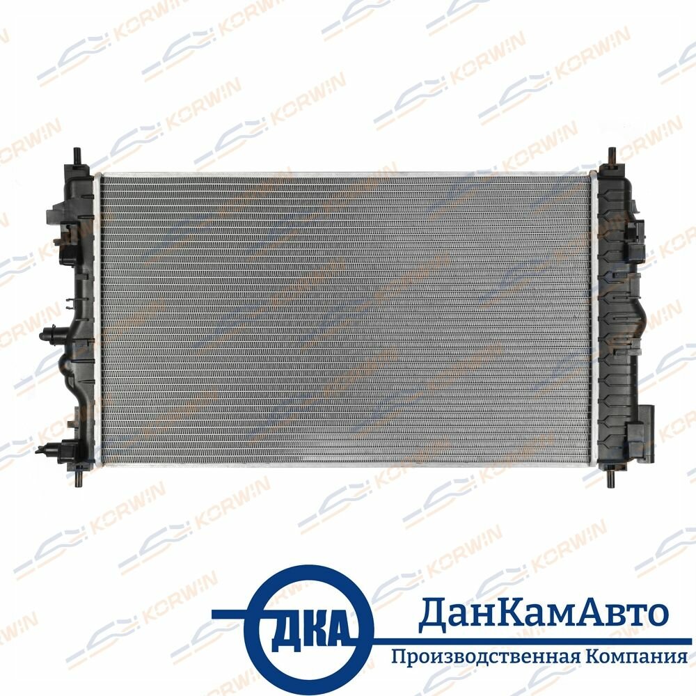 Радиатор охлаждения Opel Astra J 10-/Chevrolet Cruze 09- AT паяный