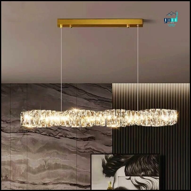 Современная роскошная хрустальная люстра из золота и серебра-good value -jua
