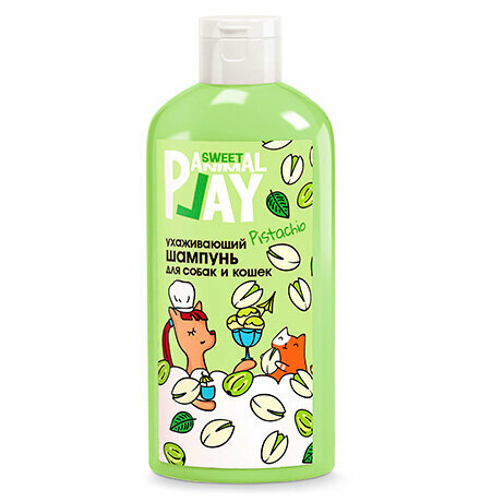 Шампунь Энимал Плей для собак и кошек Ухаживающий Фисташковый сорбет 300 мл