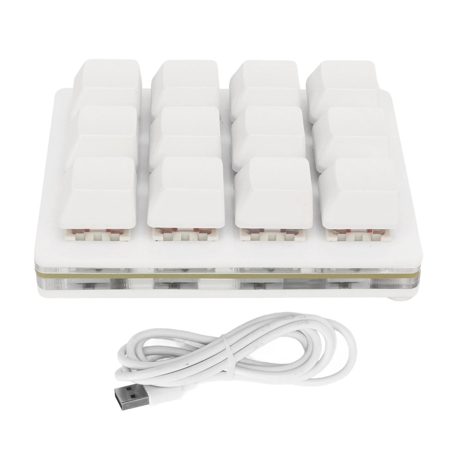 Механическая игровая клавиатура 12 клавиш, Red Switch, ABS