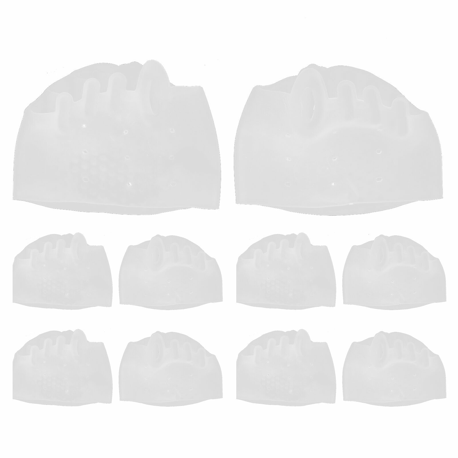 Корректор бурсита шишки, 5 отверстий, корректор Hallux Valgus, высокая эластичность, SEBS, выпрямитель для пальцев ног, прозрачный