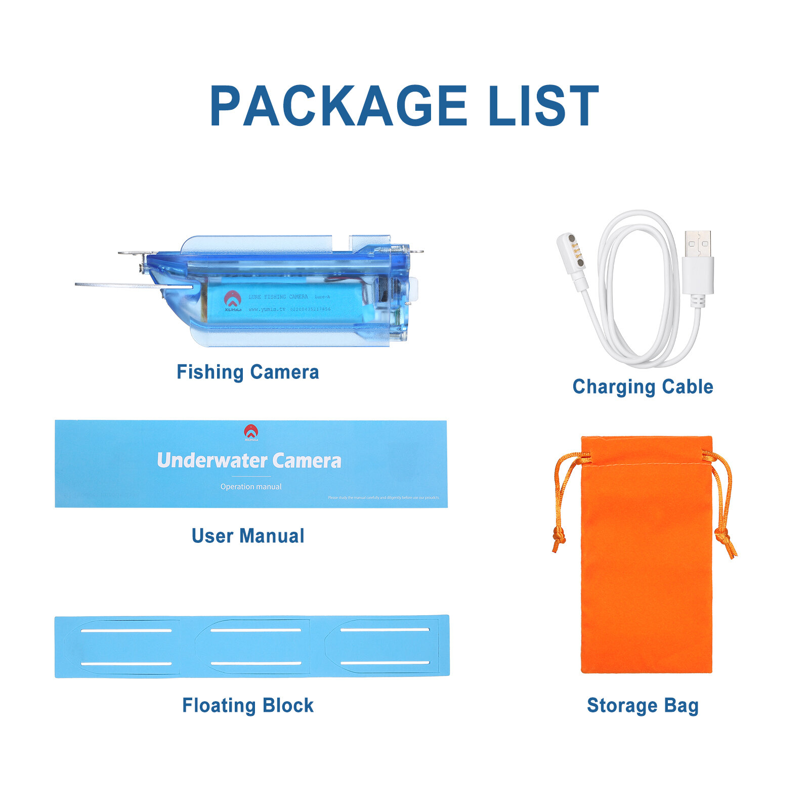 Подводная рыболовная камера 1080P беспроводная, эхолот Wi-Fi, видеокамера с записью по циклу, управление через приложение для ледового, озерного, судового рыболова