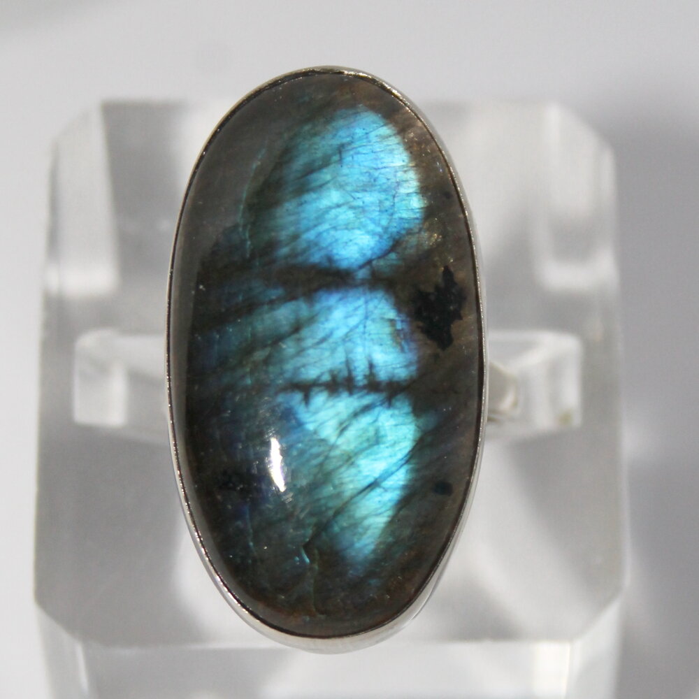 Кольцо-кулон, лабрадорит