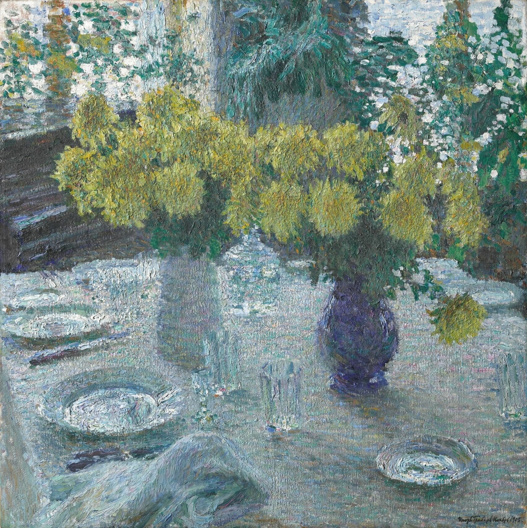 Картина Грабаря Игоря Эммануиловича Хризантемы 60х60 см