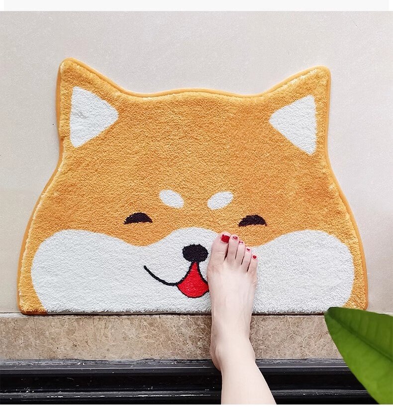 Симпатичный ковер специальной формы, Детский ковер，40*60cm，Жёлтый