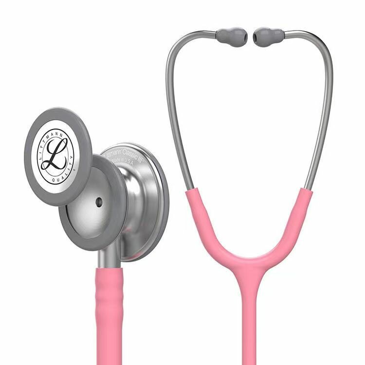 Стетоскоп 3M Littmann Classic III, розовый, терапевтический, механический, двусторонняя головка