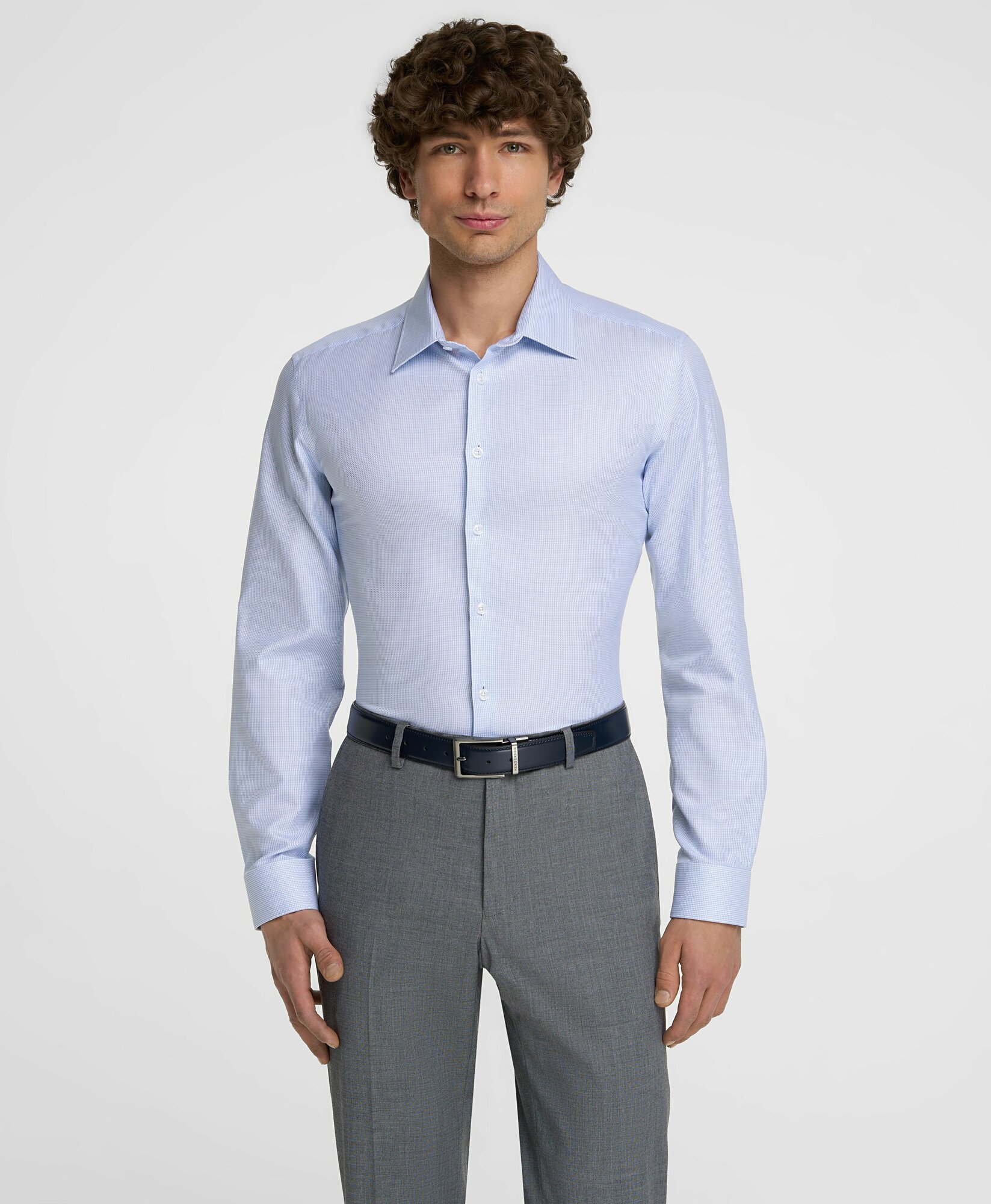 Рубашка HENDERSON, размер 43/SS/179-184, голубой