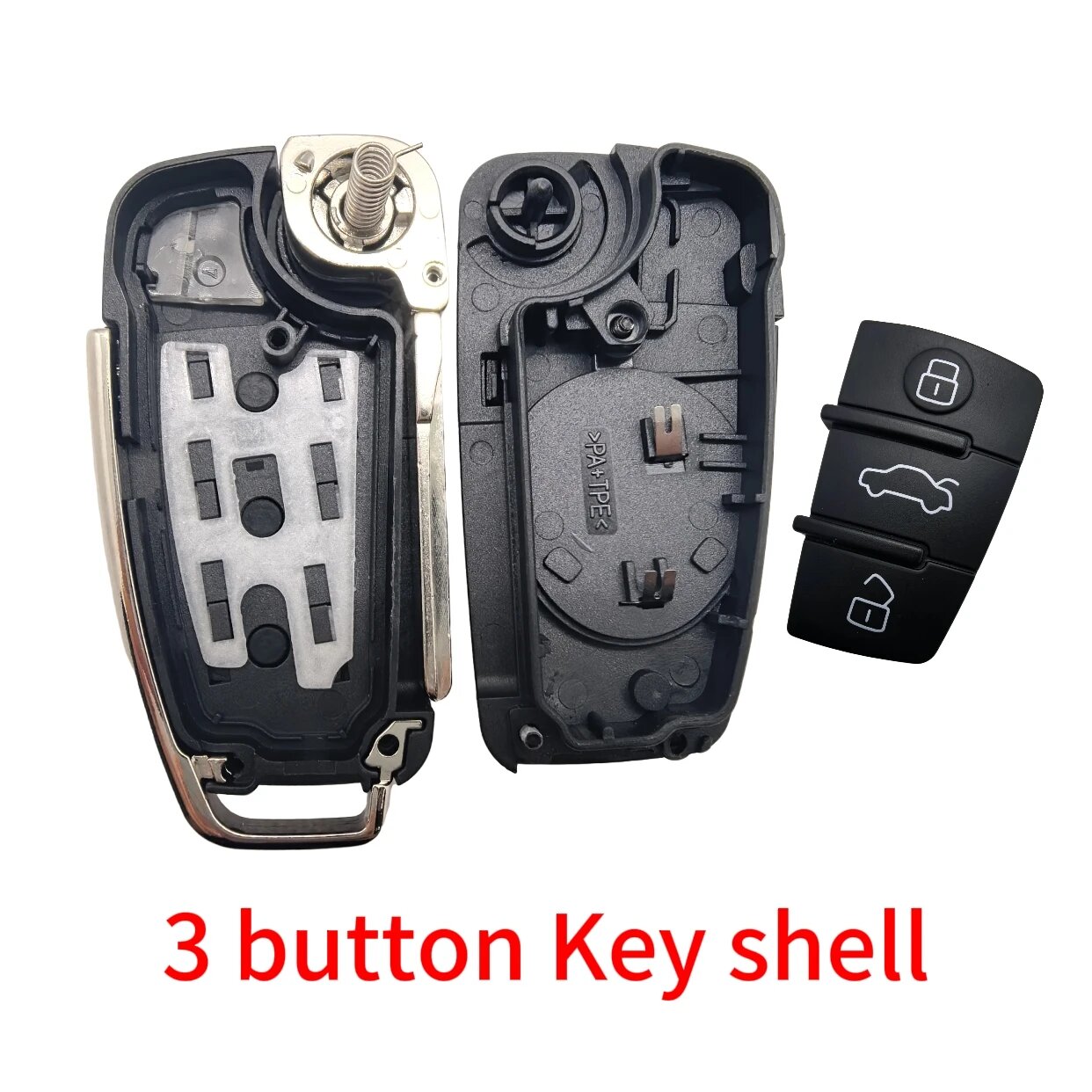Дистанционный ключ от 315/433 МГц для Audi Q7 B7 Q3 A3 TT A2 A8 A6 A6L A4 S5 C5 C6 B6 3Button shell