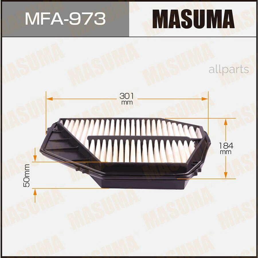 MASUMA MFA-973 Фильтр воздушный HONDA ACCORD 93-97, ODYSSEY 94-99