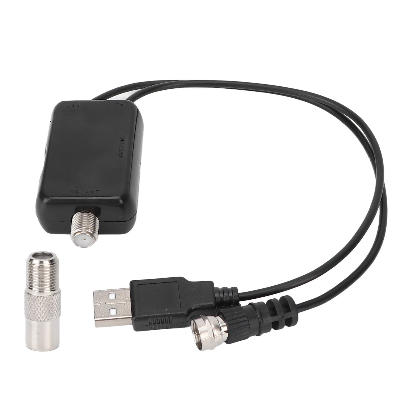 Усилитель телевизионного сигнала 50-100 миль, 20 дБ, питание от USB, цифровой дисплей для HDTV-антенны LAN-1102