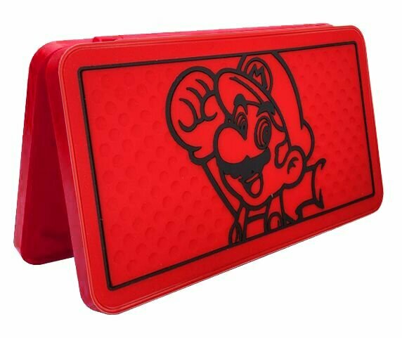 Кейс для хранения 24 игровых карт Nintendo Switch Storage Box (Mario Relief)