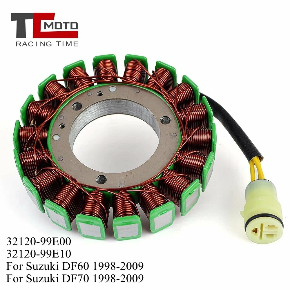 Катушка статора для Suzuki DF60 DF70 1998-2009 32120-99E00 32120-99E10, подвесной генератор, магнитная катушка 60 70 л. с.
