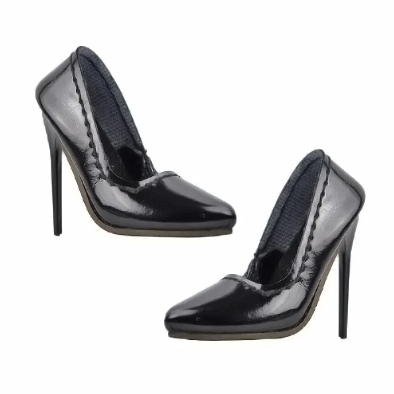 Модель обуви для кукол Tbleague Phicen 1/6 Черный, J28-1