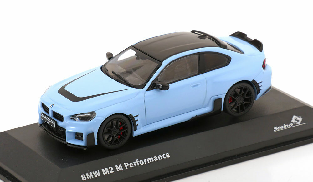 Модель коллекционная SOLIDO Bmw M2 G87 m performance 2023 light blue