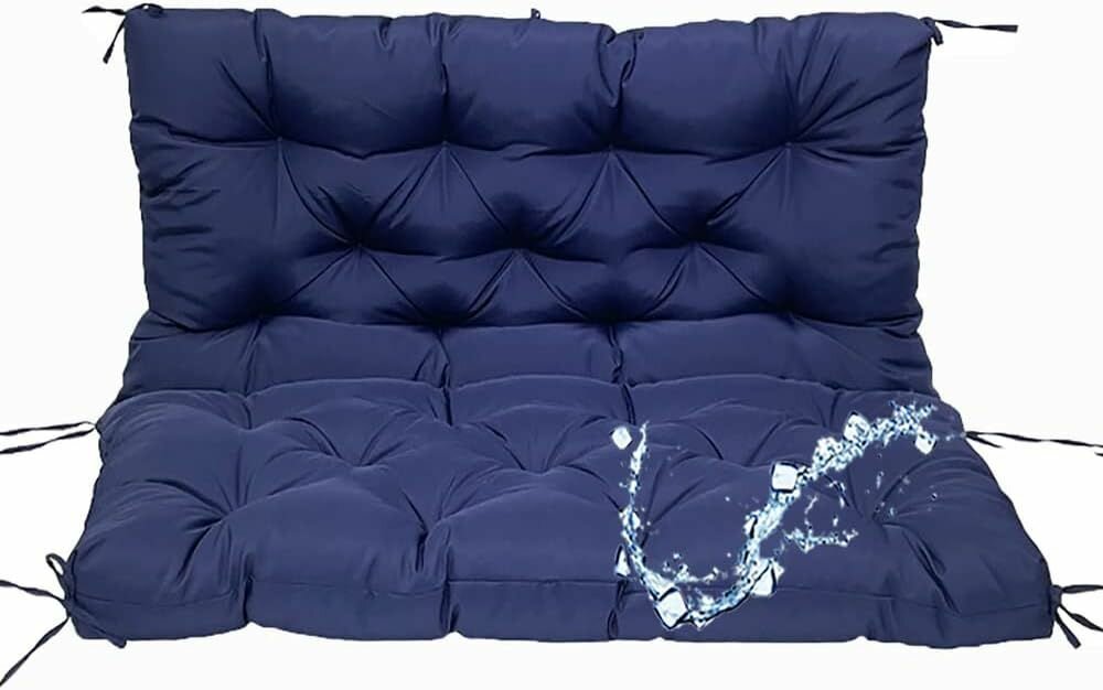 Подушка для садовой мебели 150см*100см*10см, матрас для лавочки, скамейки, качелей, поддонов, паллет