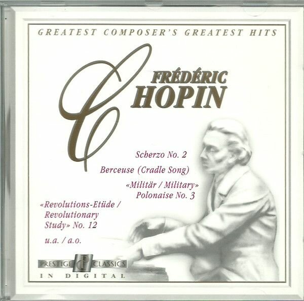 Frederic Chopin. Chopin's Greatest Hits (EU, Selected Sound Carrier, 1994) CD