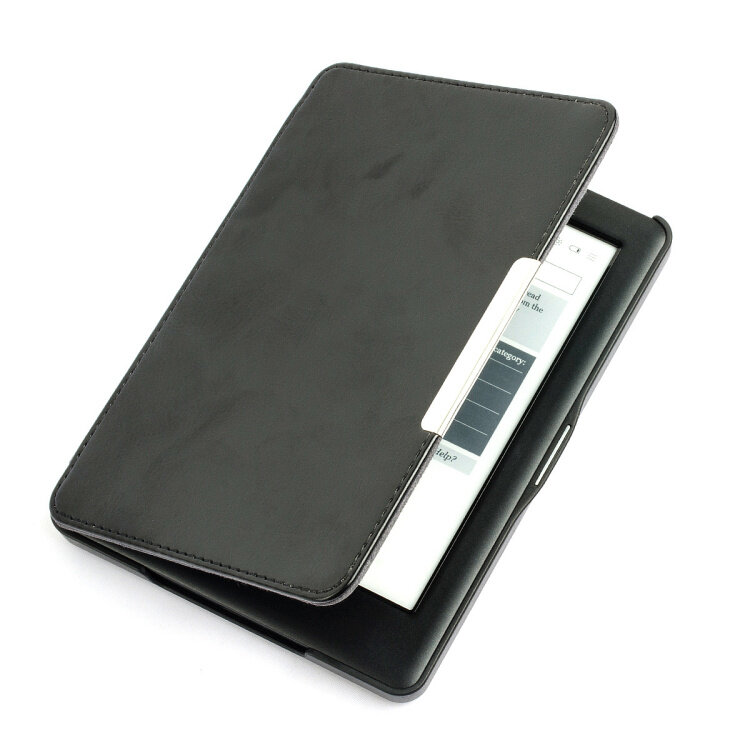 Фирменный чехол-обложка MyPads для электронной книги Kobo Touch 2.0 черный, кожаный